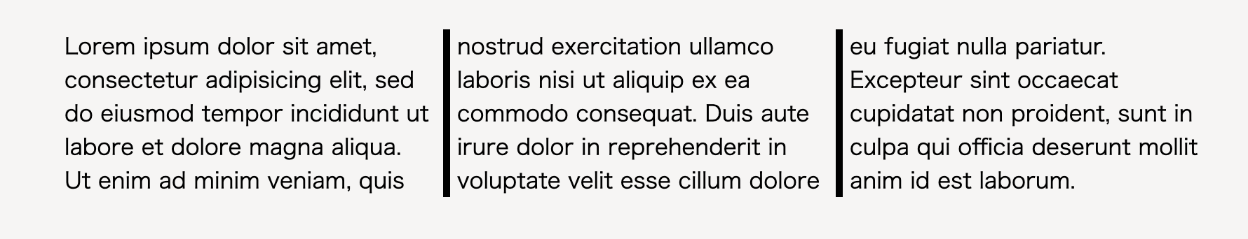【CSS】column-rule-widthを使って、マルチカラムレイアウトの罫線を調節しよう！ | ウェブカツBLOG