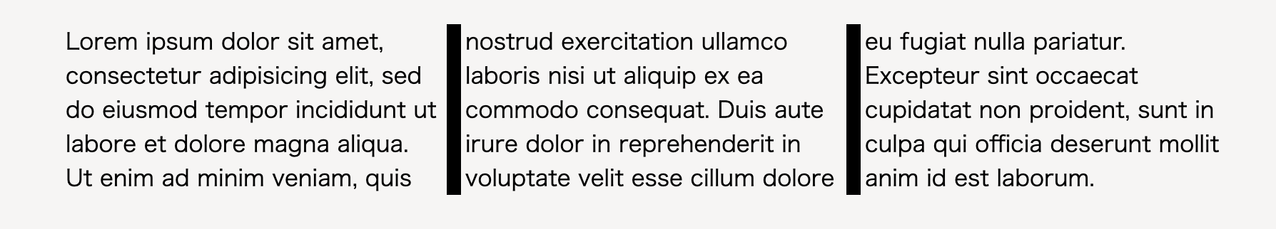 【CSS】column-rule-widthを使って、マルチカラムレイアウトの罫線を調節しよう！ | ウェブカツBLOG